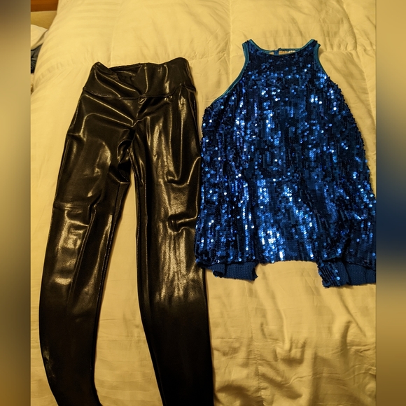 Tops | Sequence Top And Spandex Pants | Poshmark
